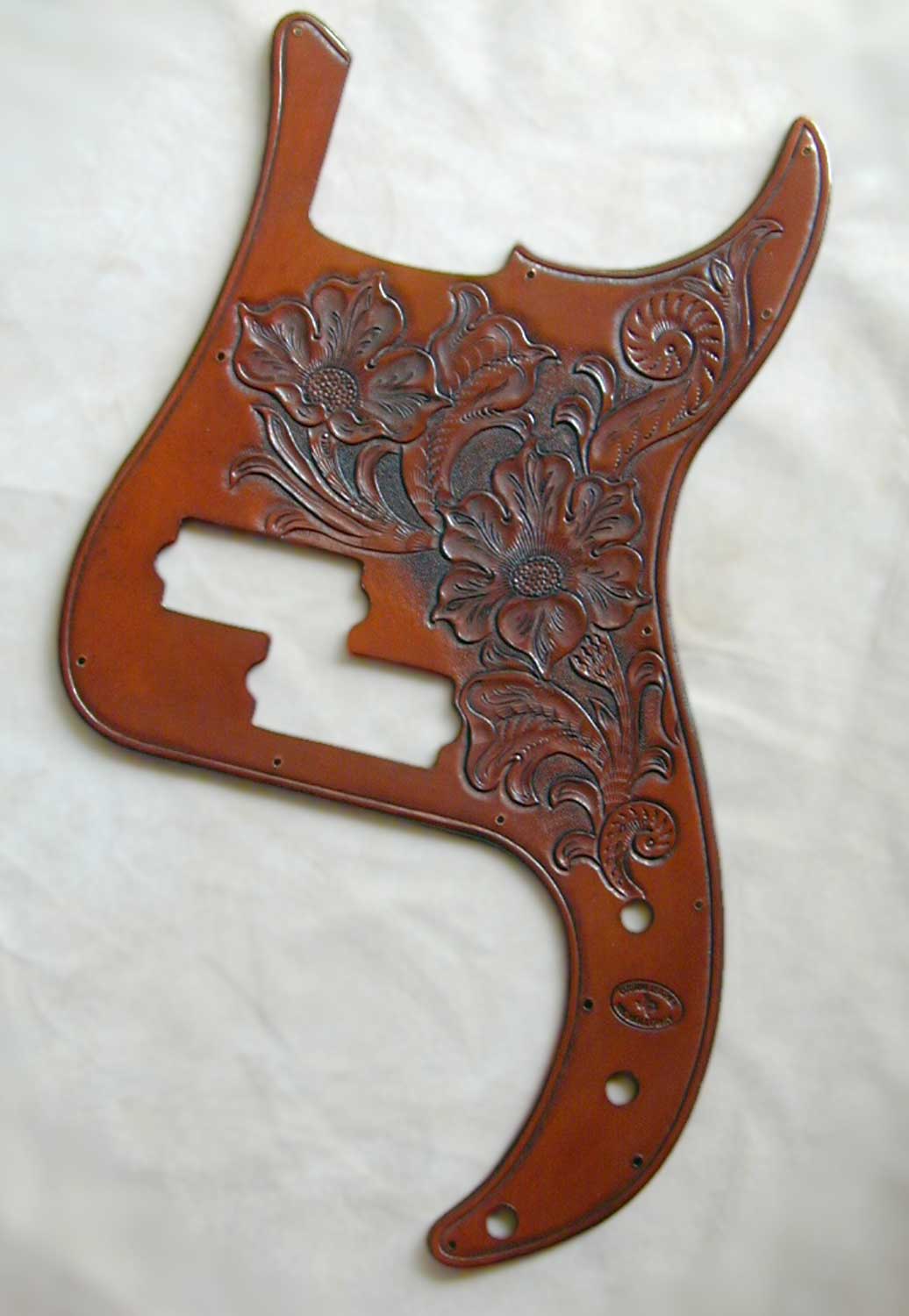 Just Outside of Dallas: CUSTOM LEATHER PICKGUARDS