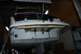 .: Förstärkning av badbryggan till en Winga 30.