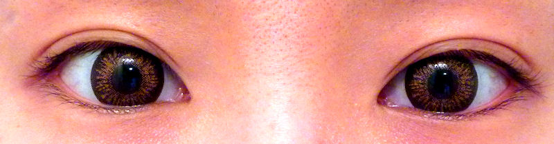 The Makeup Piggy : Circle Lens Review - EOS V205LB Hazel