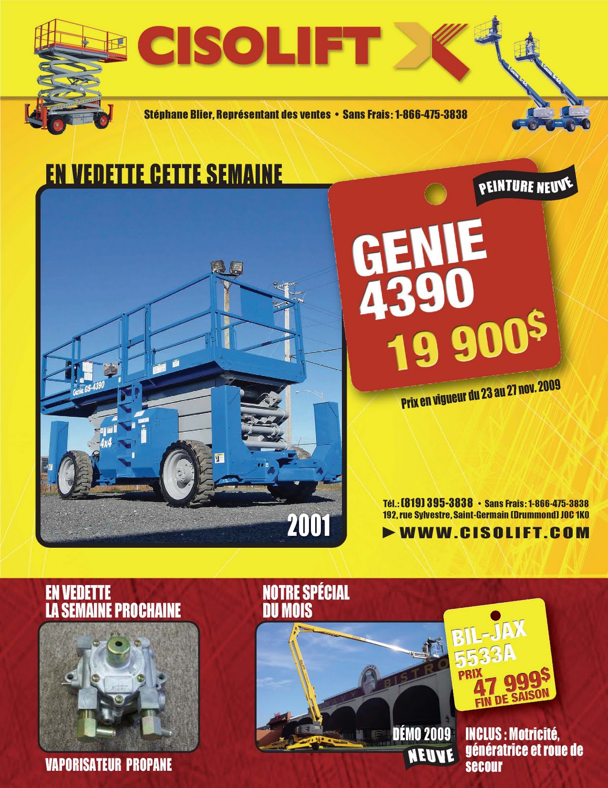 Cisolift inc. ( www.cisolift.com ): GENIE 4390
