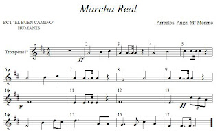 BCTdescargas: Marcha Real ( Partitura )