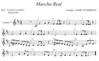 BCTdescargas: Marcha Real ( Partitura )