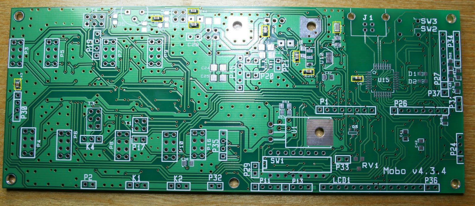 KB1MTS: .1uf Capacitors added (C1, C2, C3, C4, C5, C8, C9, C10, C11 ...