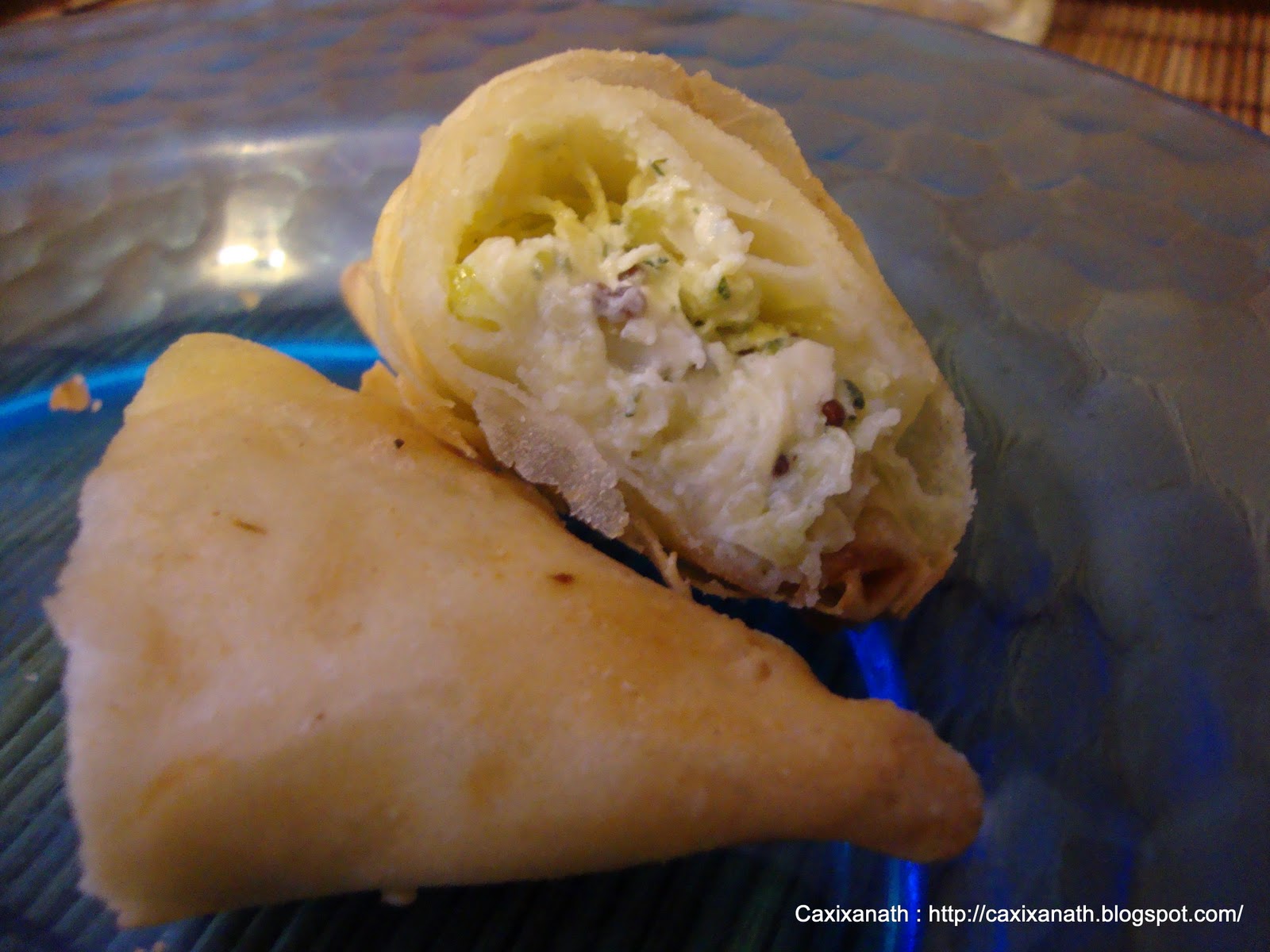 caxixanath: Farce a samoussa chevre-miel