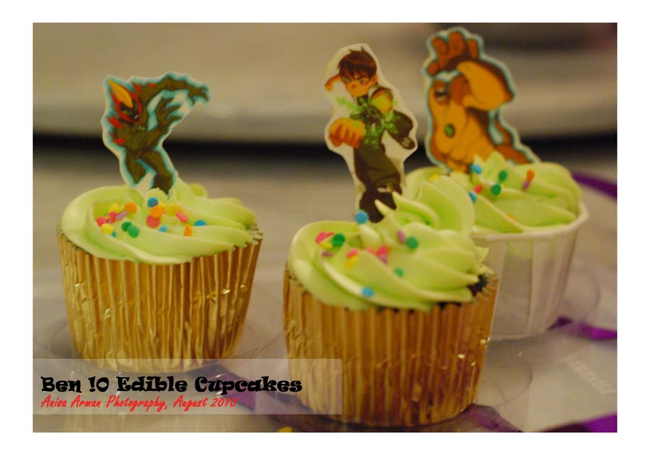 Mimim's Cupcake: Ben 10 & Barbie Edible Cupcake