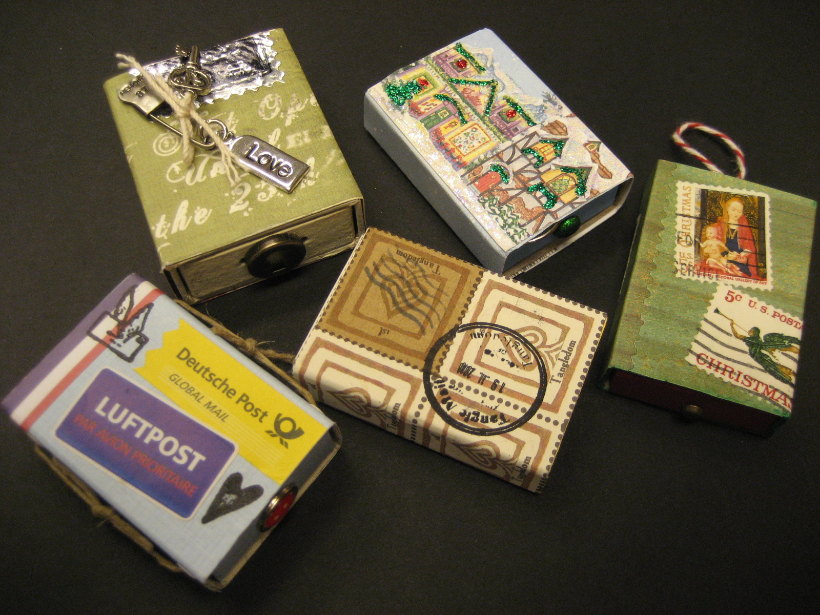 Life As Riley: Decorated Matchboxes
