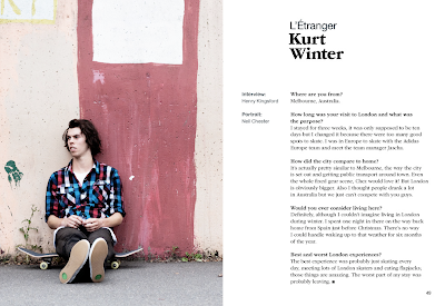 Canvas Distribution: Kurt Winter in Grey Skateboard Magazine