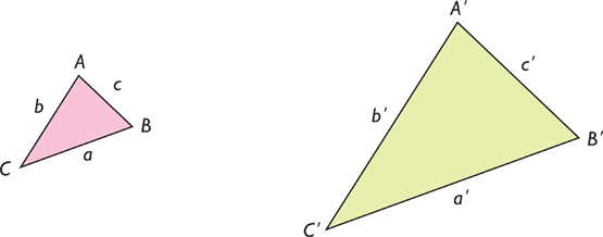 Matemáticas: Semejanza de Triángulos