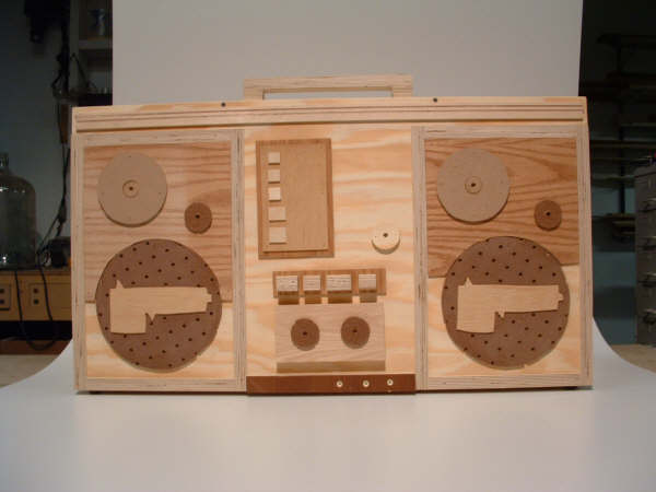 Wood Boombox