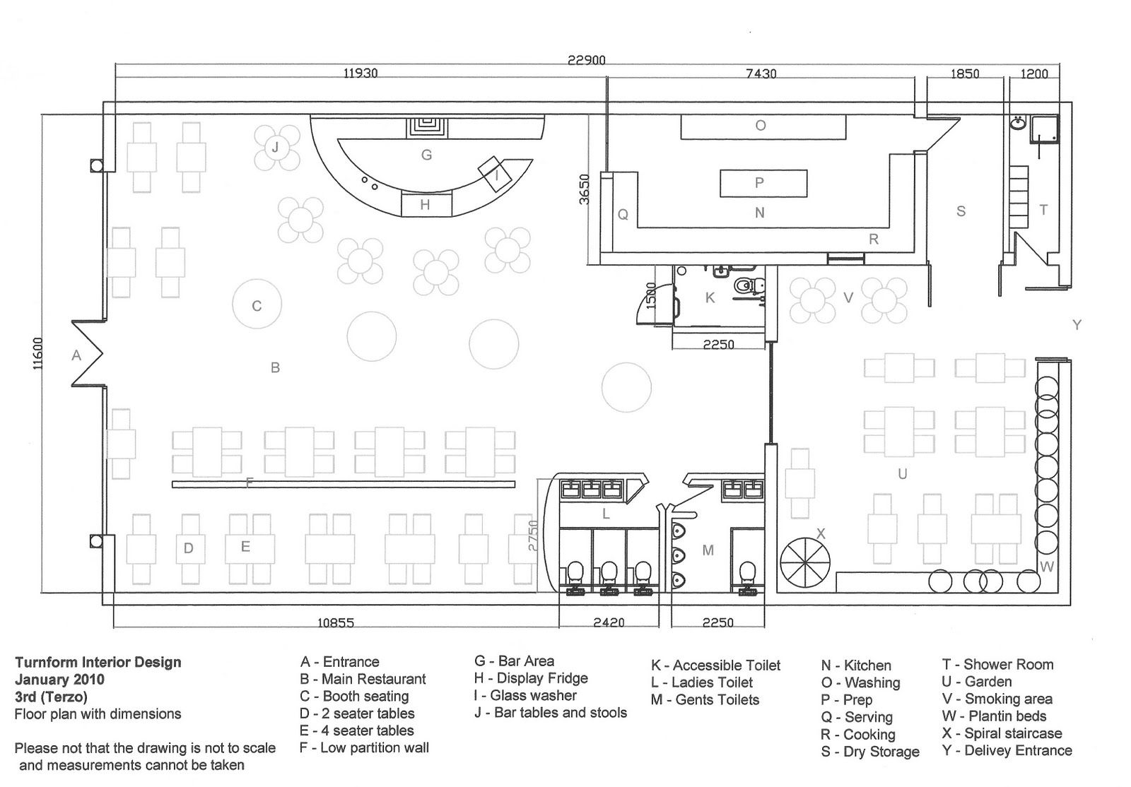 Lisa Tanzi Interior Designer: Restaurant Project