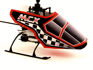 Heli Addict: Blade MCX Red and Black Canopy
