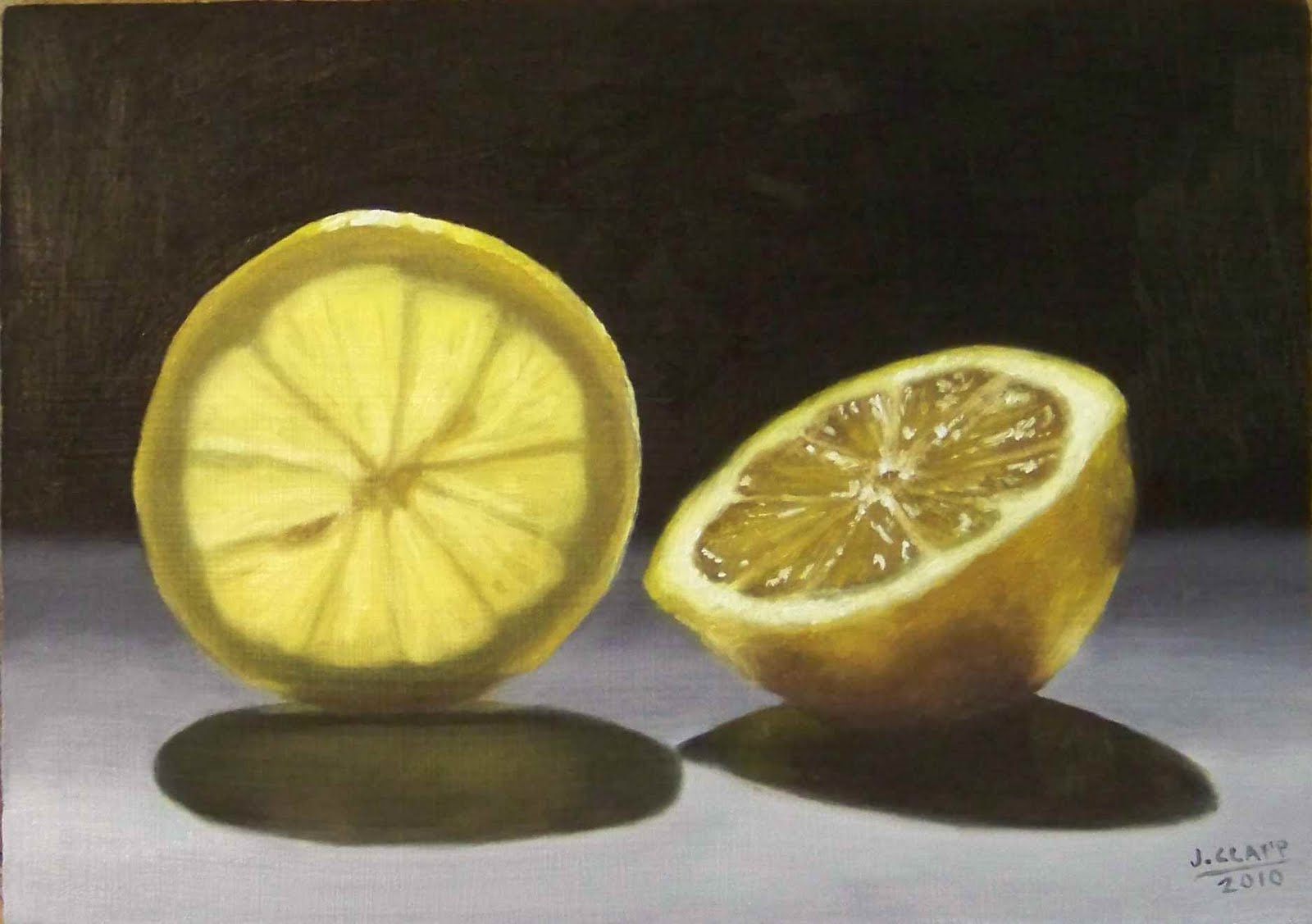 CAPTURE A MOMENT WITH PAINT(and pencil) - ART WORK BY JCLAPPART: "Lemon ...