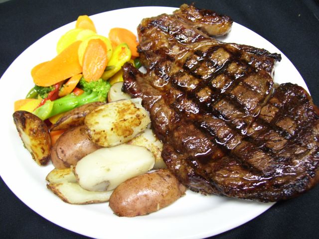 simple way to cook: Garlic Ribeye Dinner