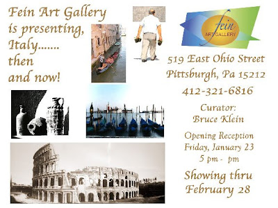 Pittsburgh Art Blog: FEIN ART GALLERY IS PRESENTING...ITALY... THEN AND ...