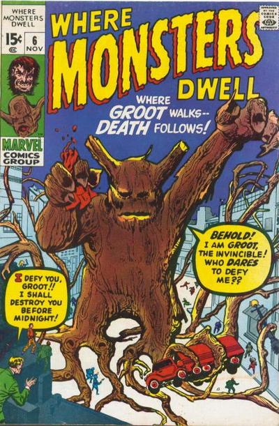 MAYBE BLOGGING WILL HELP: GROOT: THE MONSTER FROM PLANET X
