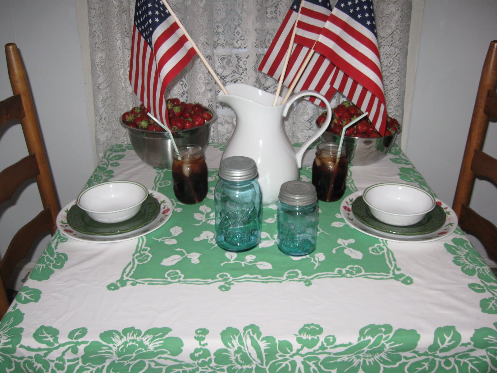 Gypsy Daisy: Delicious Dinner and Delicious New Plate Set!