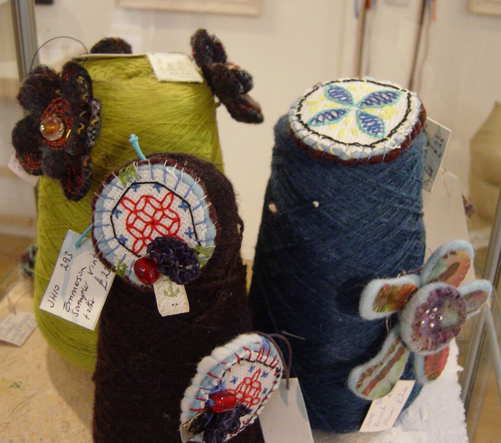 Angela Smith Jewellery: Spotlight on Jo Hill Textile artist member of ...