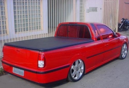 Planeta Automotivo: Fotos Saveiro vermelha tunadas e rebaixadas