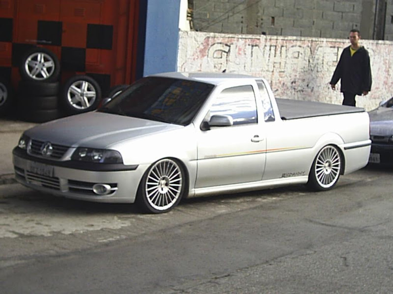 Planeta Automotivo: Mais Saveiro rebaixada com rodas esportivas