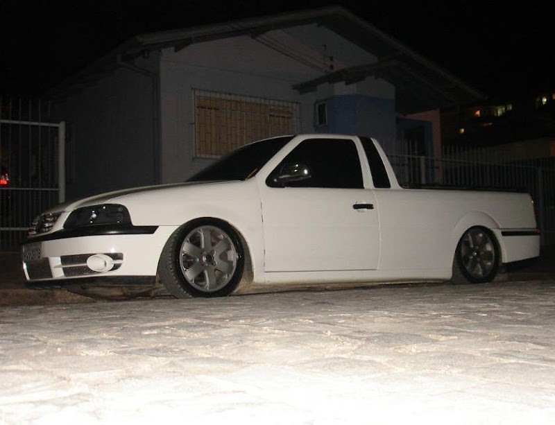 Planeta Automotivo: Mais Saveiro rebaixada com rodas esportivas