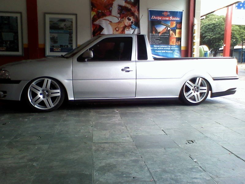 Planeta Automotivo: Mais Saveiro rebaixada com rodas esportivas