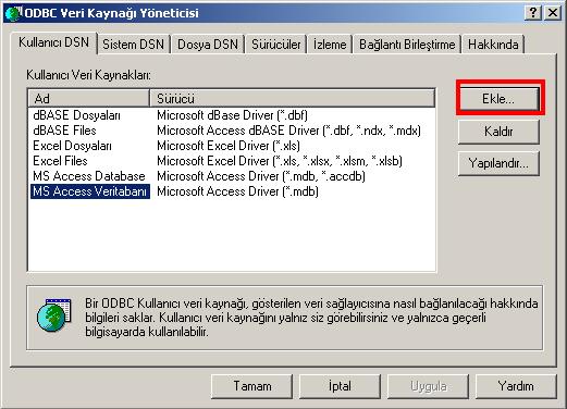 Firebird SQL: Firebird v2.0 ODBC Driver Kullanımı Firebird SQL: Firebird v2.0 ODBC Driver Kullanımı