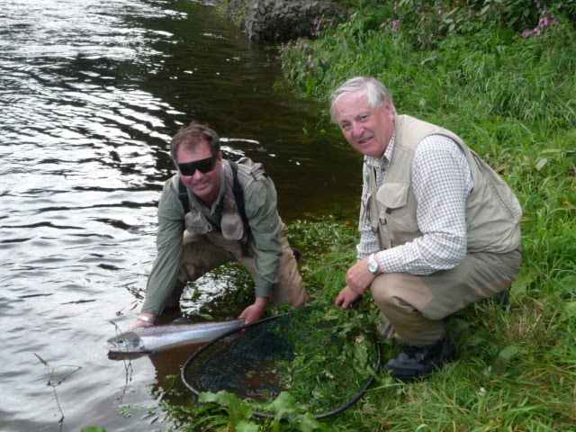 Salmon Fishing Scotland.: Salmon Fishing Scotland Catch and Release Grilse.