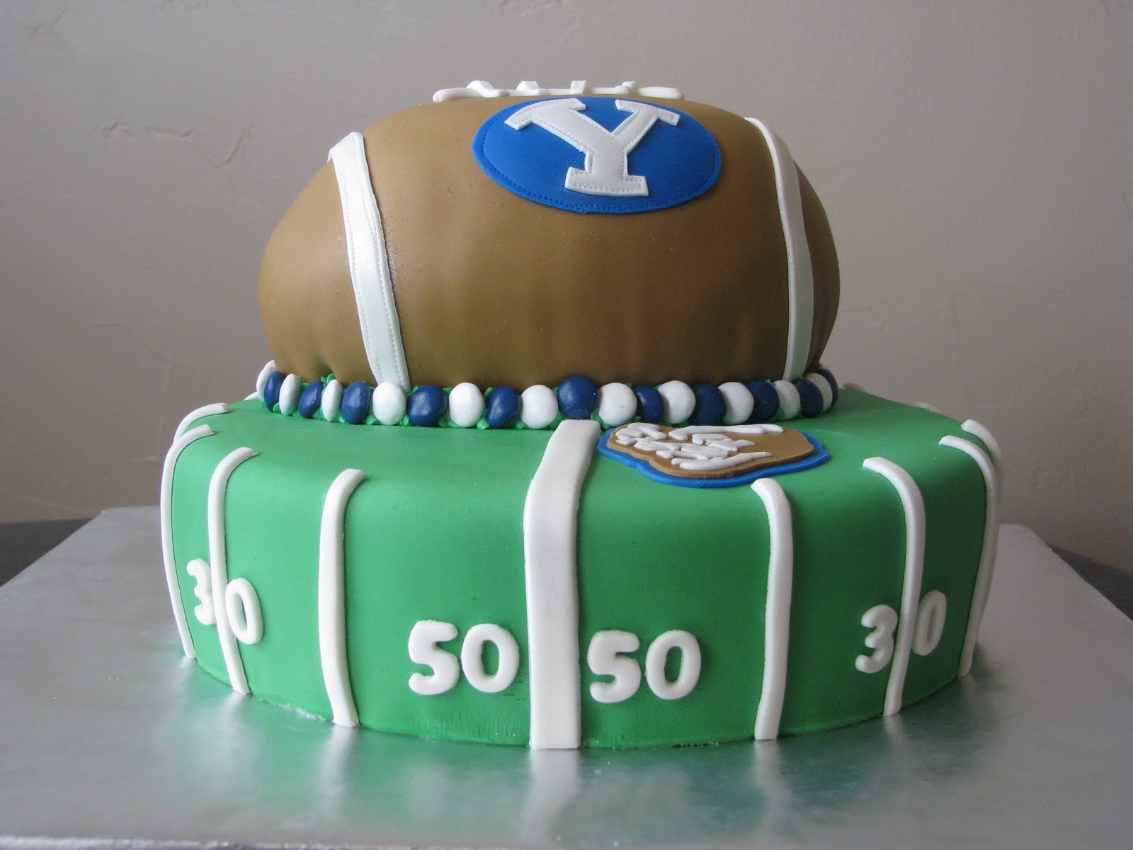 Top Tier Cakes and Candy: BYU Groom's cake