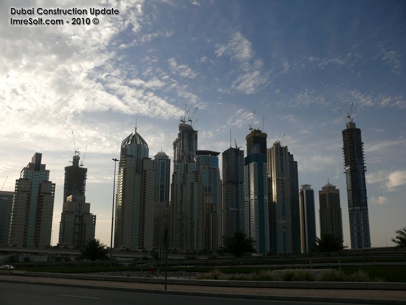 Dubai Constructions Update by Imre Solt: Dubai Marina tallest block photos
