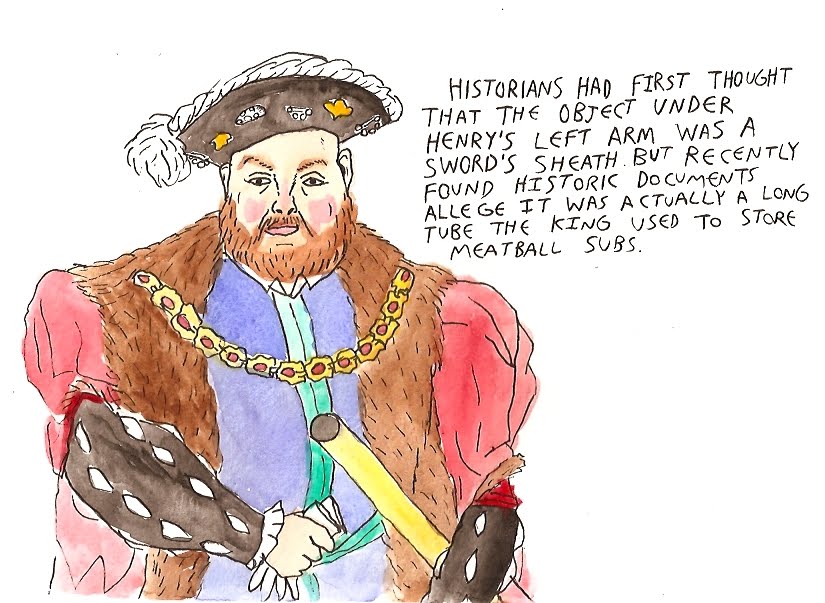 the drawings of Will Laren: king henry the 8th