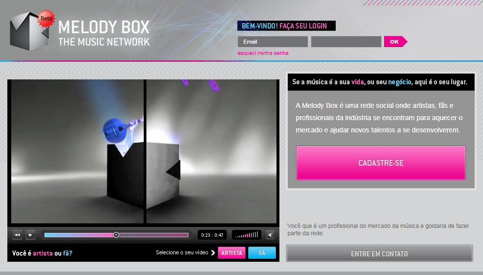 Me Atrevendo....: Para um "Music Network" chegou A Melody Box, você ...