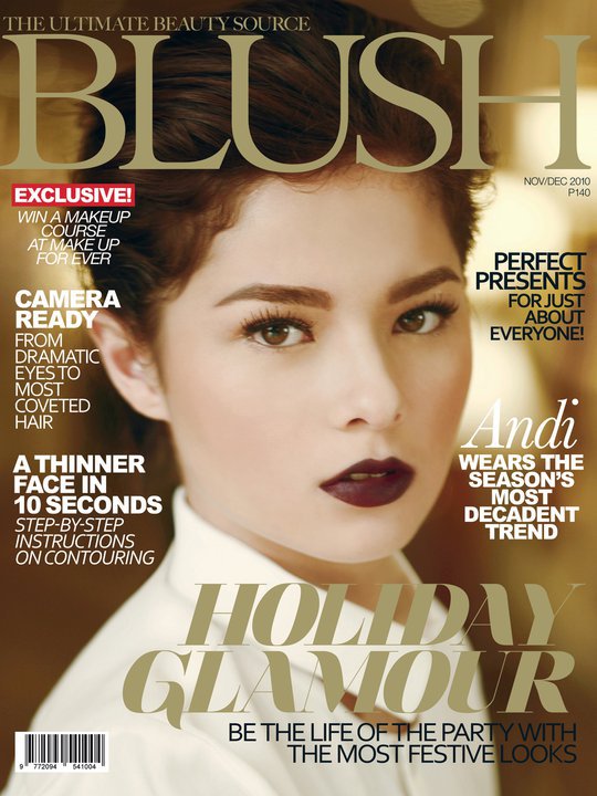 Andi Eigenmann Fan Site: Andi Eigenmann Graces the Cover of Blush Magazine