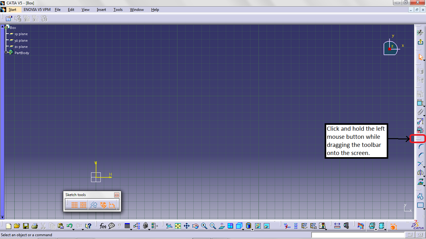 Catia v5 Tutorial for Beginners: Getting Familiar with Catia v5