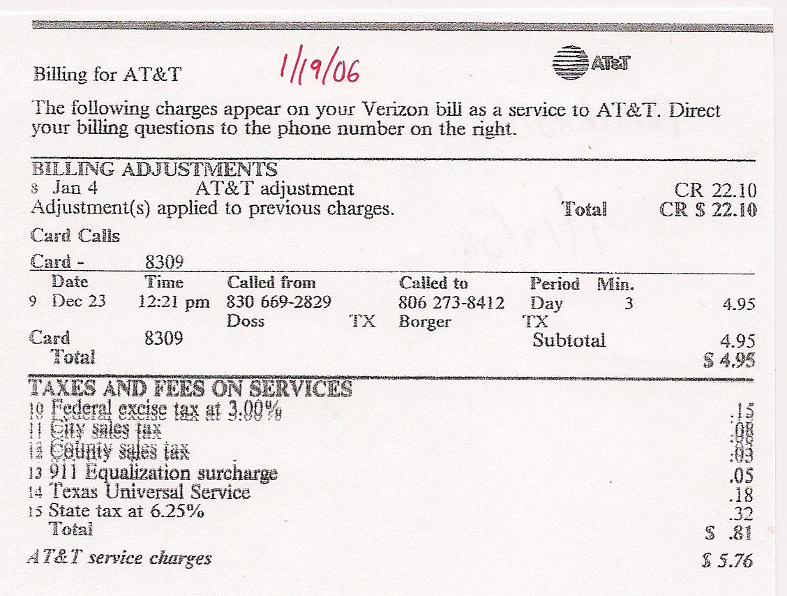 Victims of Organized Crime in Central Texas: Phone Bill Blues