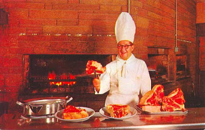 POSTCARDY: the postcard explorer: SS - George Diamond Steaks , Chicago