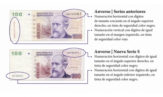 En circulacion nuevos billetes de 100 pesos | Cronicas Fueguinas