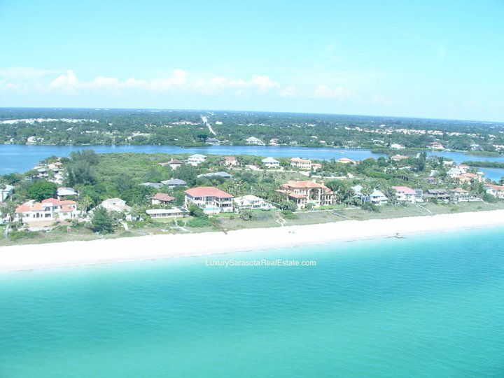 Sarasota Florida: Aerial View of Sarasota