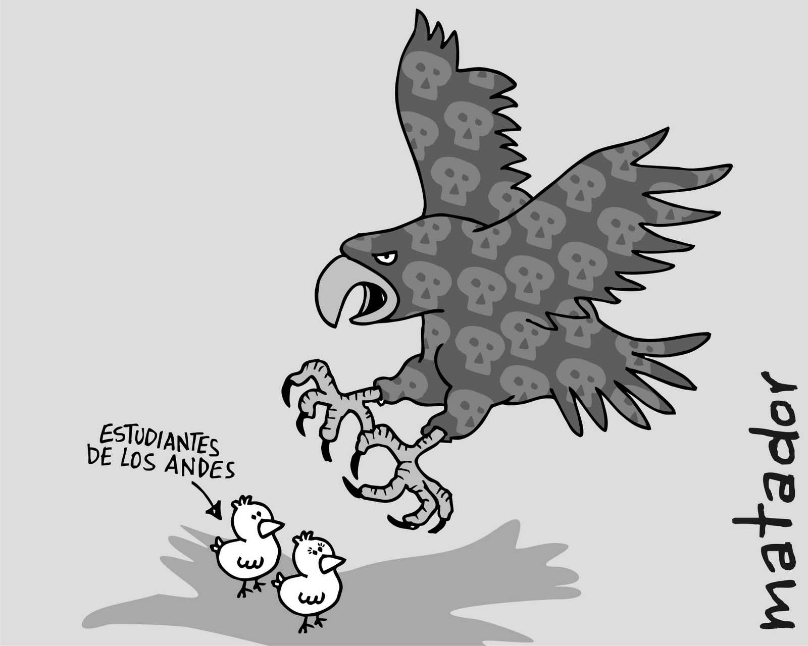 matador cartoons: Alias el gavilán