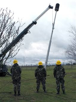 Milcom Monitoring Post: Airmen upgrade 'Giant Voice' warning systems in ...