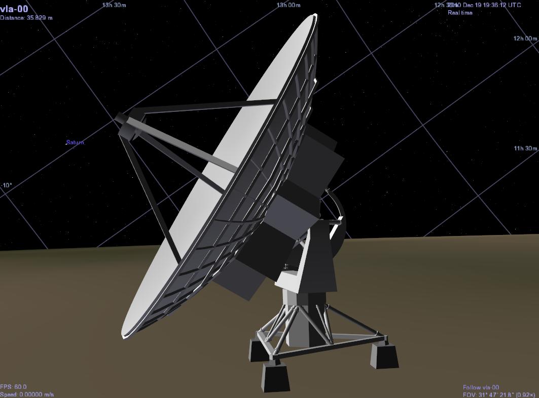 CelestiaGuru: Simplified VLA telescope model