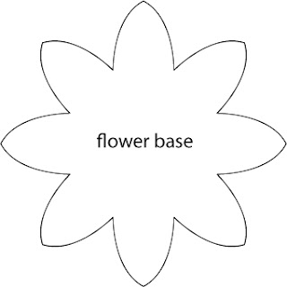 5 daughters: Retro felt flowers