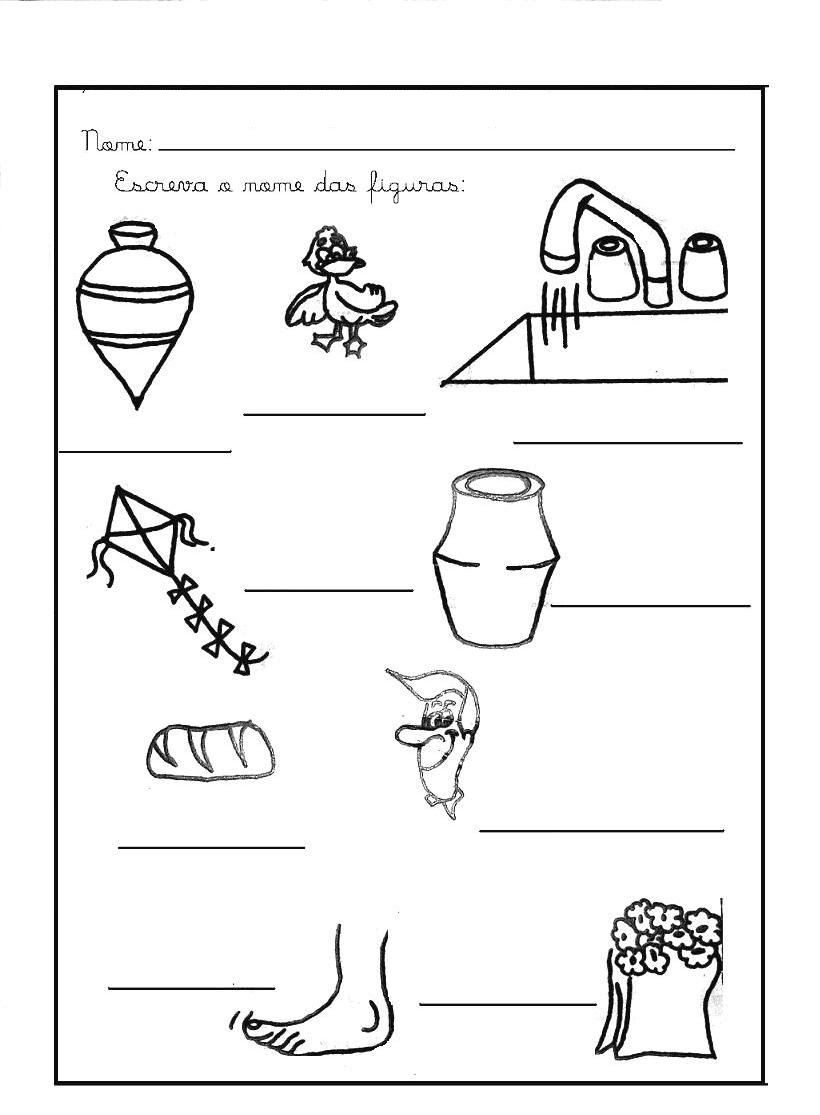 Simone Alfabetização: Atividades com a letra P