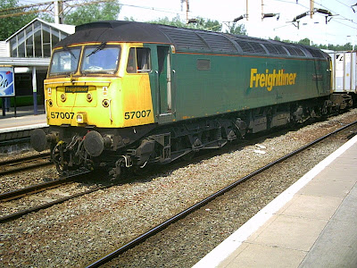 Transportation Images: British Rail Class 57