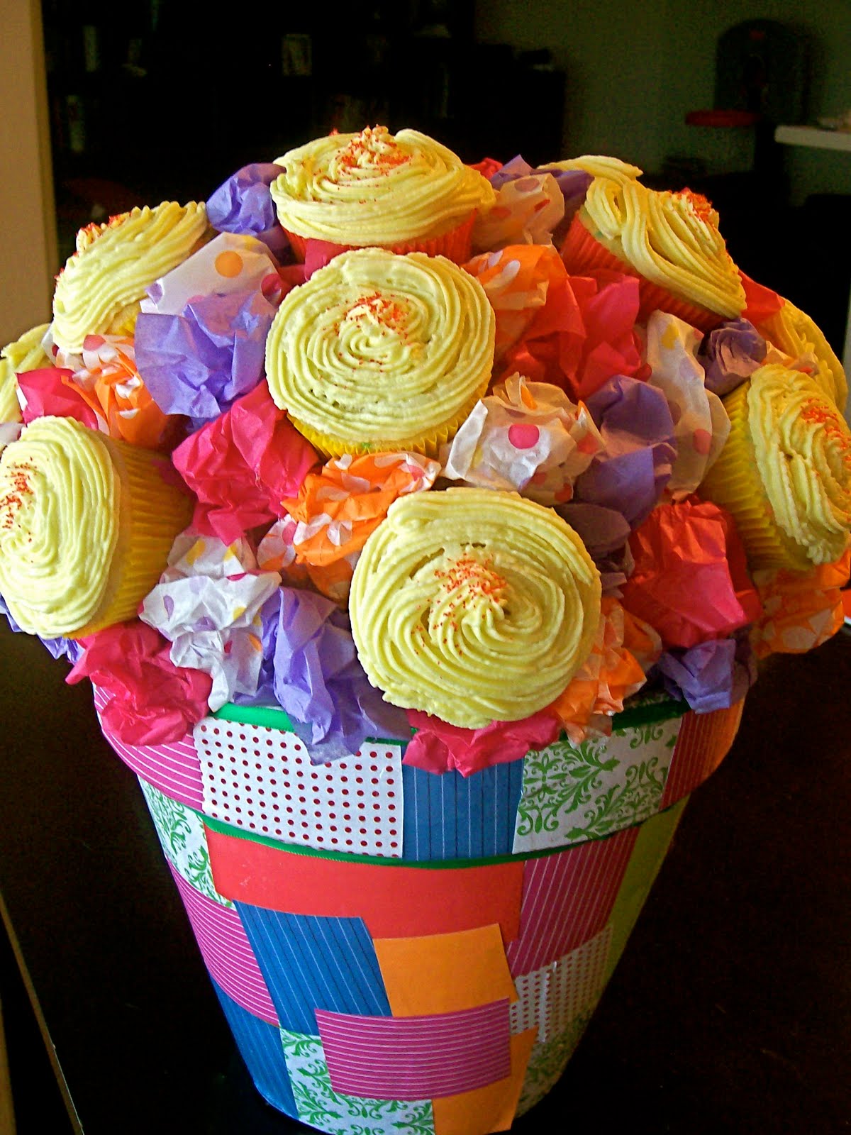 Have A Daily Serving and Enjoy!: Spring Cupcake Bouquet