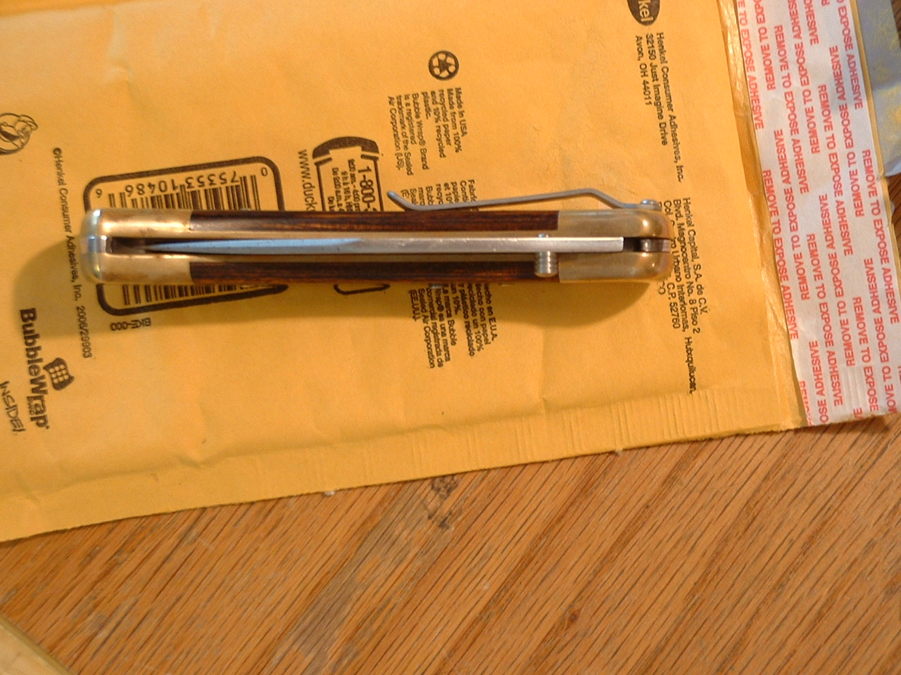 knife work: Buck 110 Upgrade adding thumb stud and pocket clip