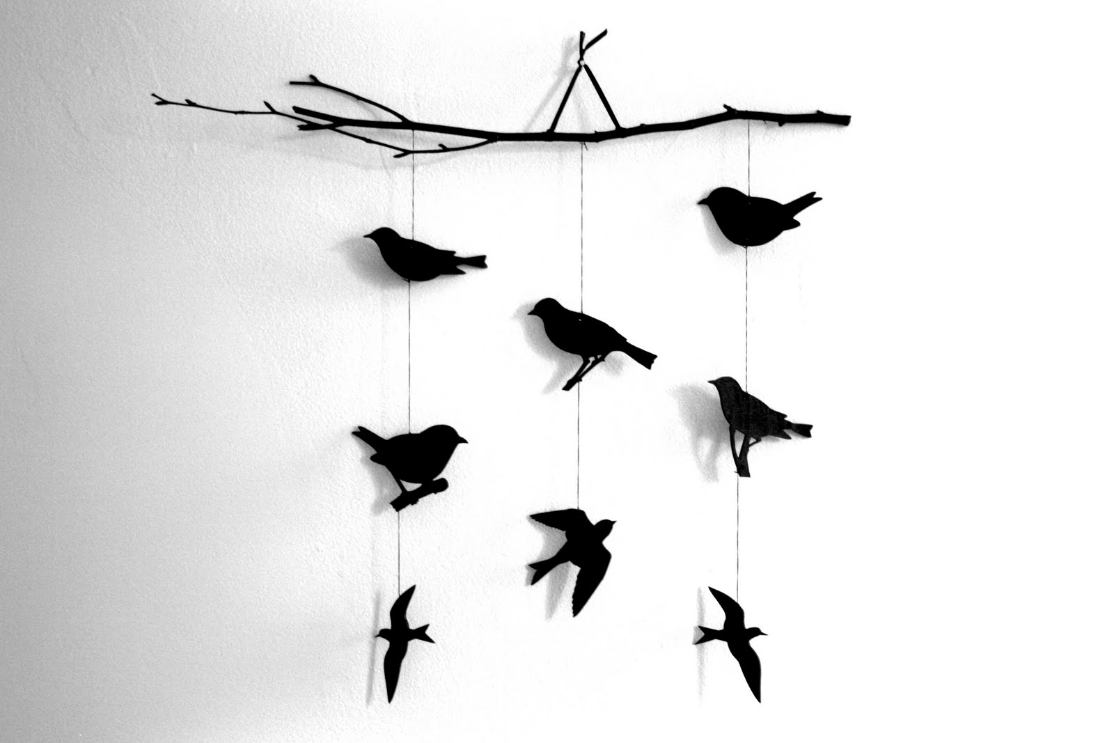 Angel D'Amico :: Mad Love: DIY Chic Bird and Branch Mobile