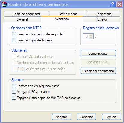 Guardar y Comprimir archivos con contrase??a - Pc Trucos