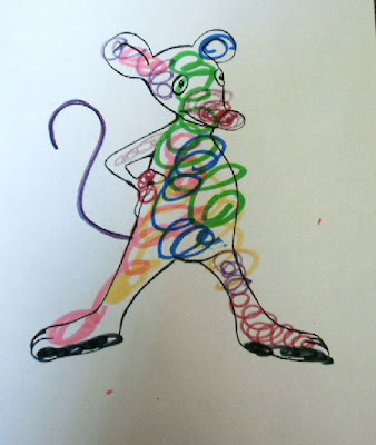 Preschool Storytime Crafts: Mouse Mess