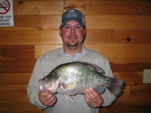 The McCarville Report Online: Angler At Lake Wister Lands 4-pound Crappie!