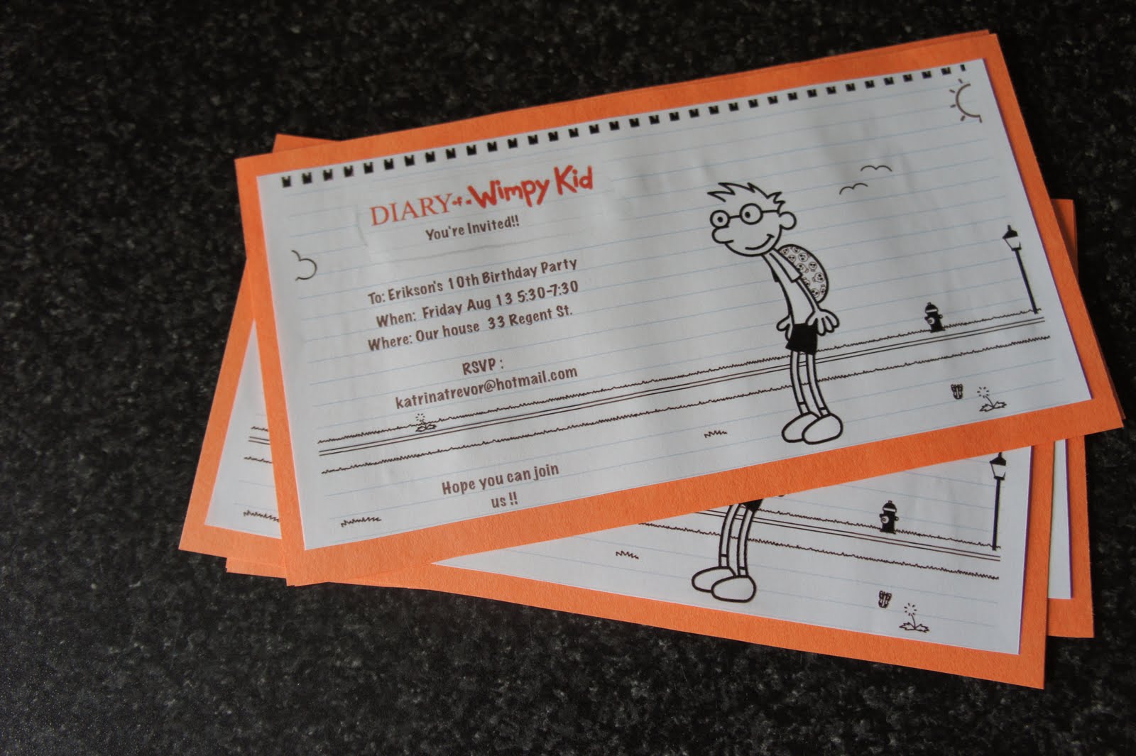 Seaside Interiors: Party for a "Wimpy Kid"...